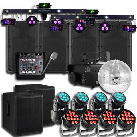 2 Large Speakers with a Subwoofer for Hire | CAL-X JHB & PTA